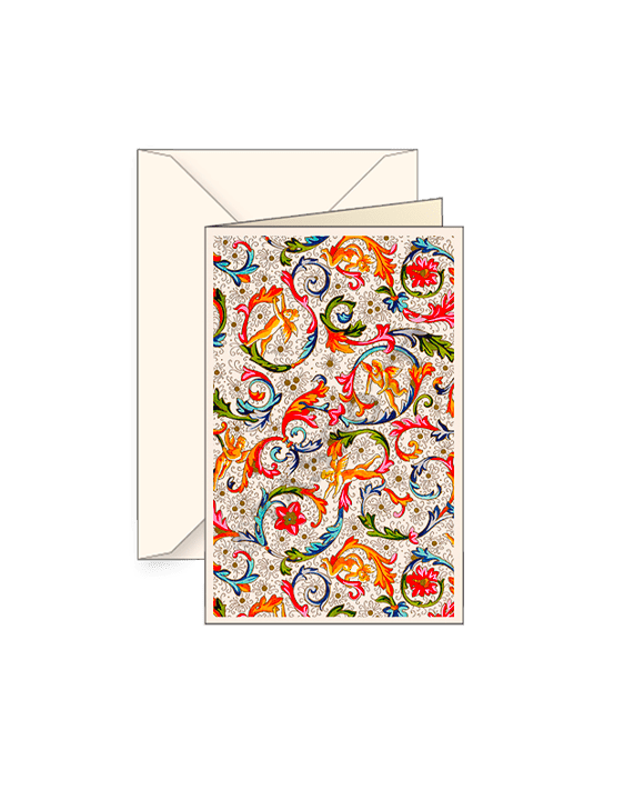 Florentina Small Note Cards with envelope 3x4 - Set of 2 – Nostalgic ...