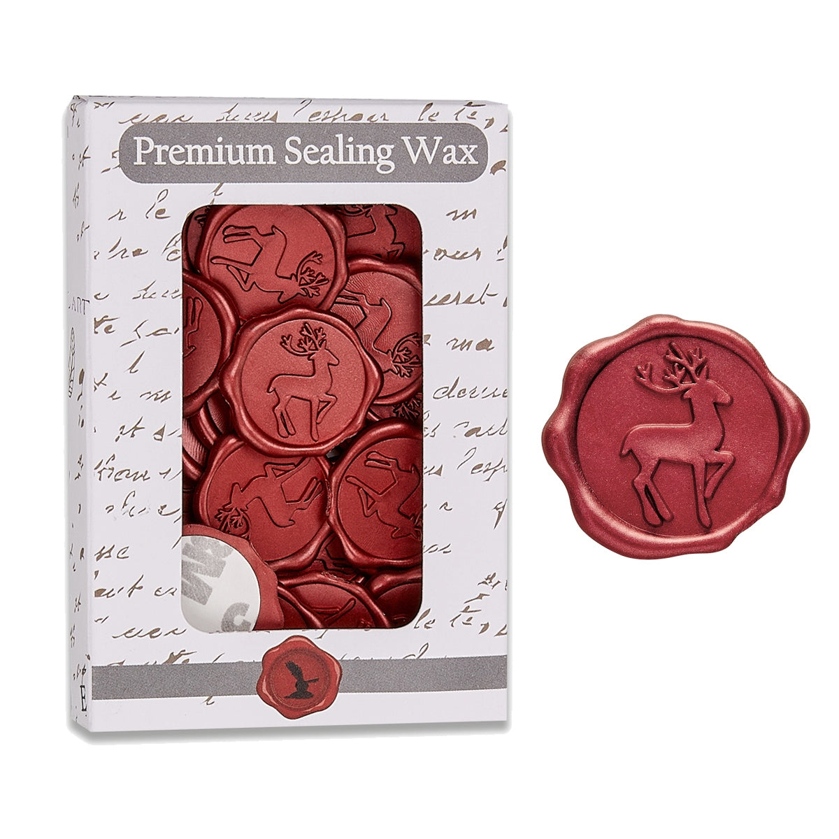 Reindeer Adhesive Wax Seal 25PK Quick-Ship Stickers – Nostalgic Impressions