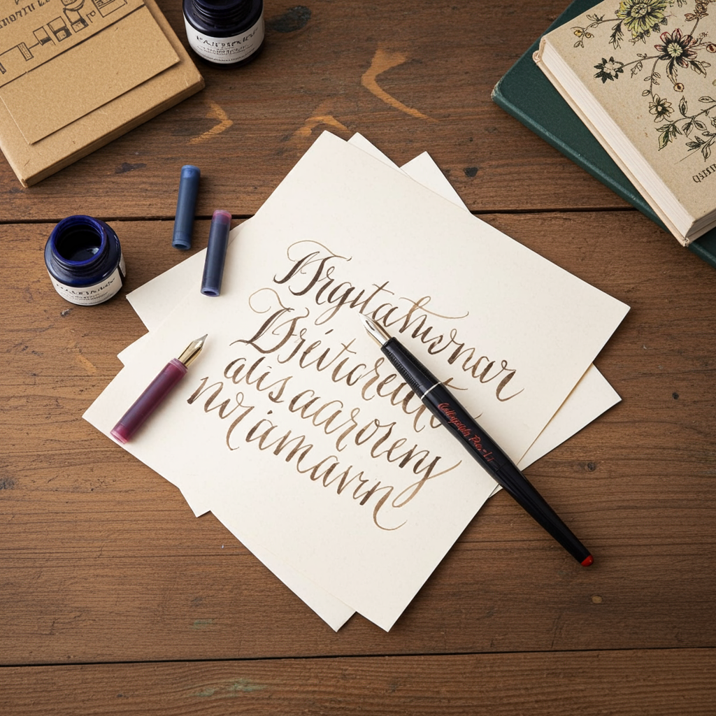 Brause Calligraphy Pen with Ink Cartridges – Nostalgic Impressions