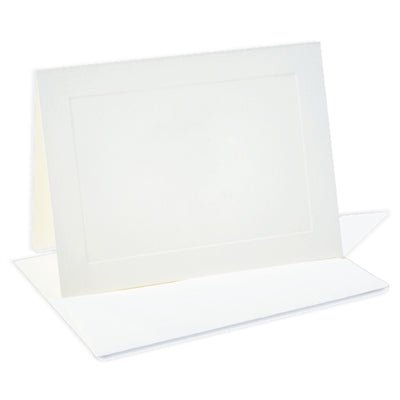 Classic Linen Fold-Over Note Card Set with Envelopes – Nostalgic ...
