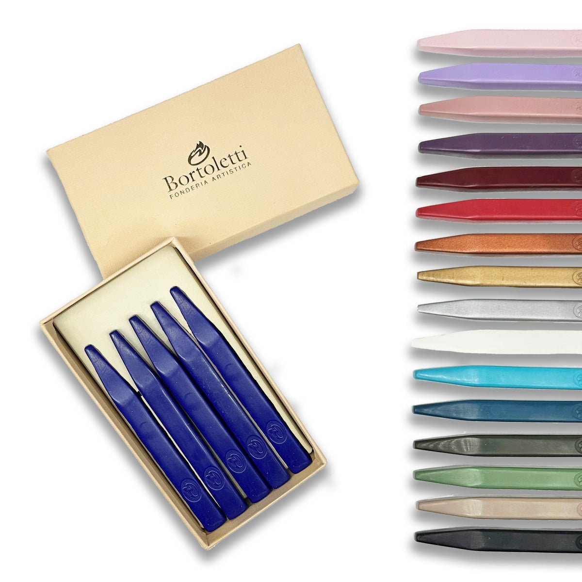 Bortoletti Kings Traditional Scented Sealing Wax Box of 5-Order by Col ...